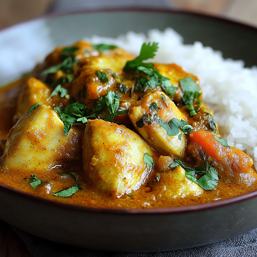 Poisson au Curry Coco : Une Recette Exotique et Délicieuse - Recettes Lora
